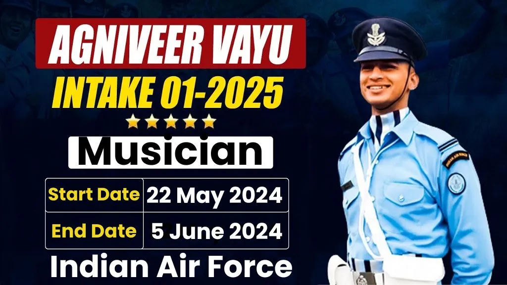 Indian Airforce Agniveer Vayu Musician Intake 01/2025 Online Form ...